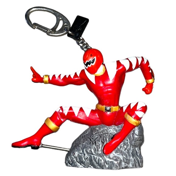 Toys | 203 Power Rangers Dinothunder Squirtz Keychain Red Ranger | Poshmark